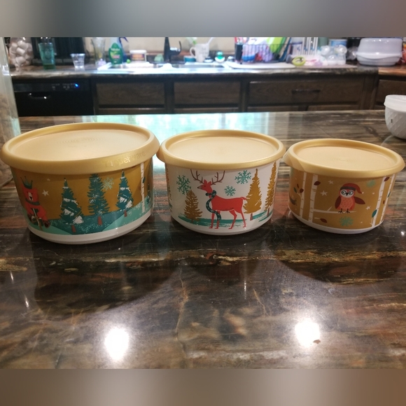 Tupperware | Kitchen | Tupperware Christmas Containers | Poshmark